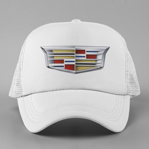 Accessories | New Cadillac Car Shield Logo Foam Trucker Mesh Snapback ...